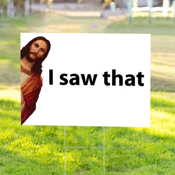 I Saw That Jesus Sign - Etsy