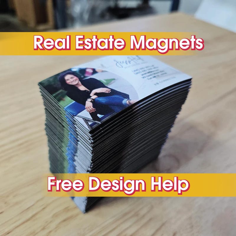 Photo Magnets Business Card - Etsy
