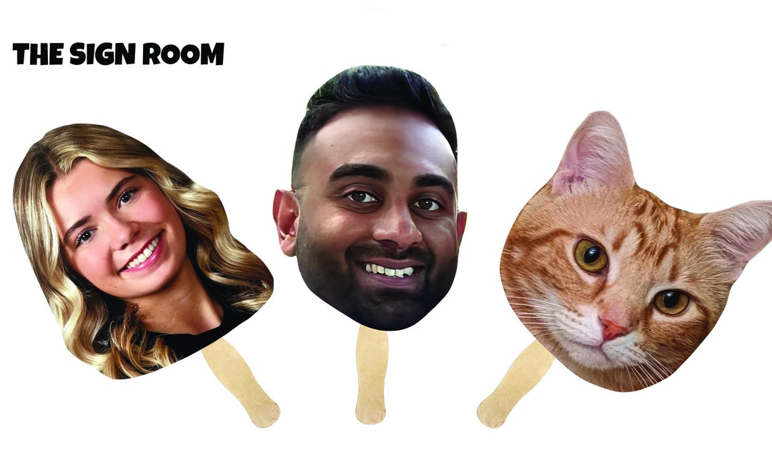 Custom Fun Face Cutouts - Multiple Sizes & Quantities! - Etsy