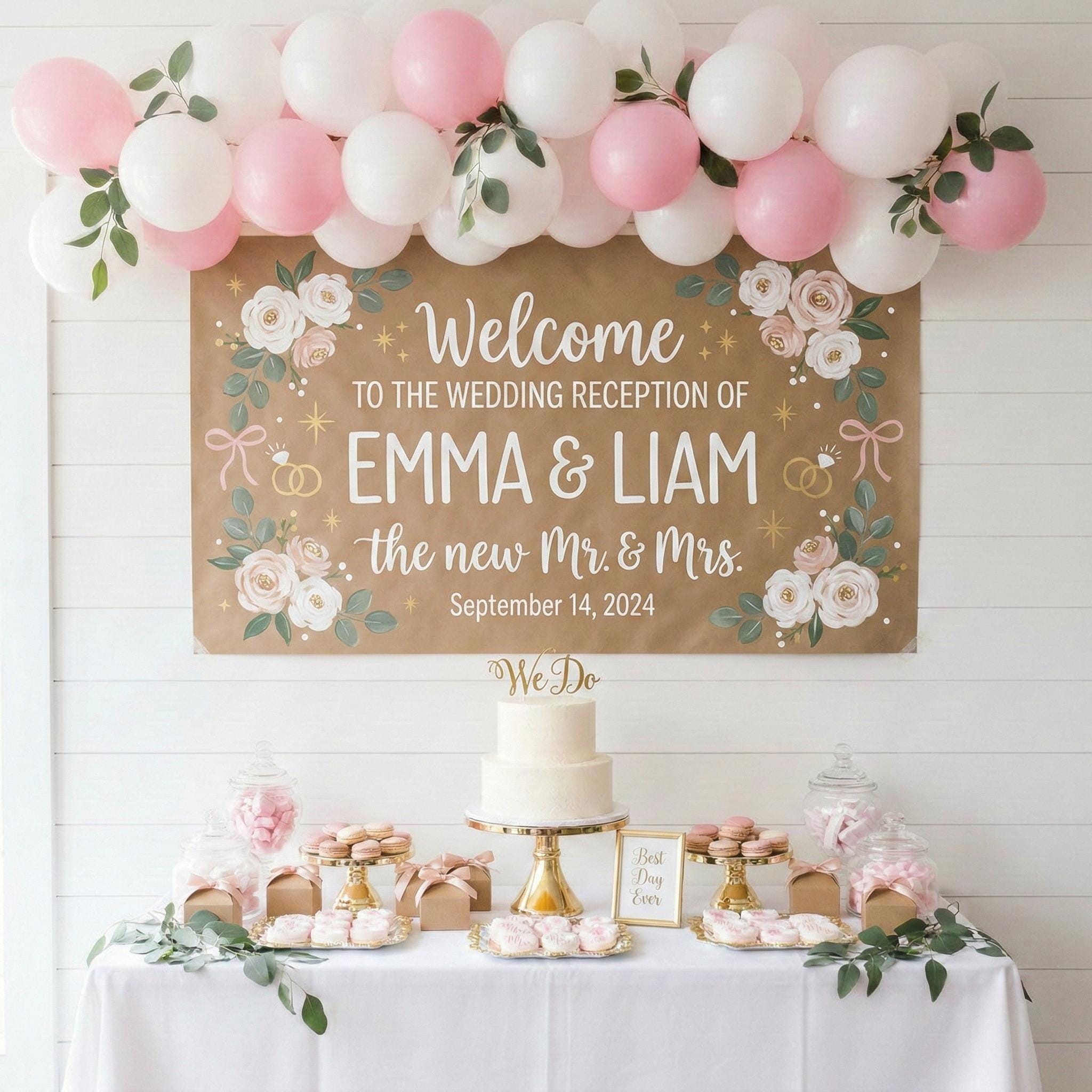 Custom Design Banner, Welcome Sign, Personalized Baby Shower, Birthday ...