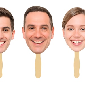 Custom Face Fans | Personalized Face Cutouts | Perfect for Parties ...