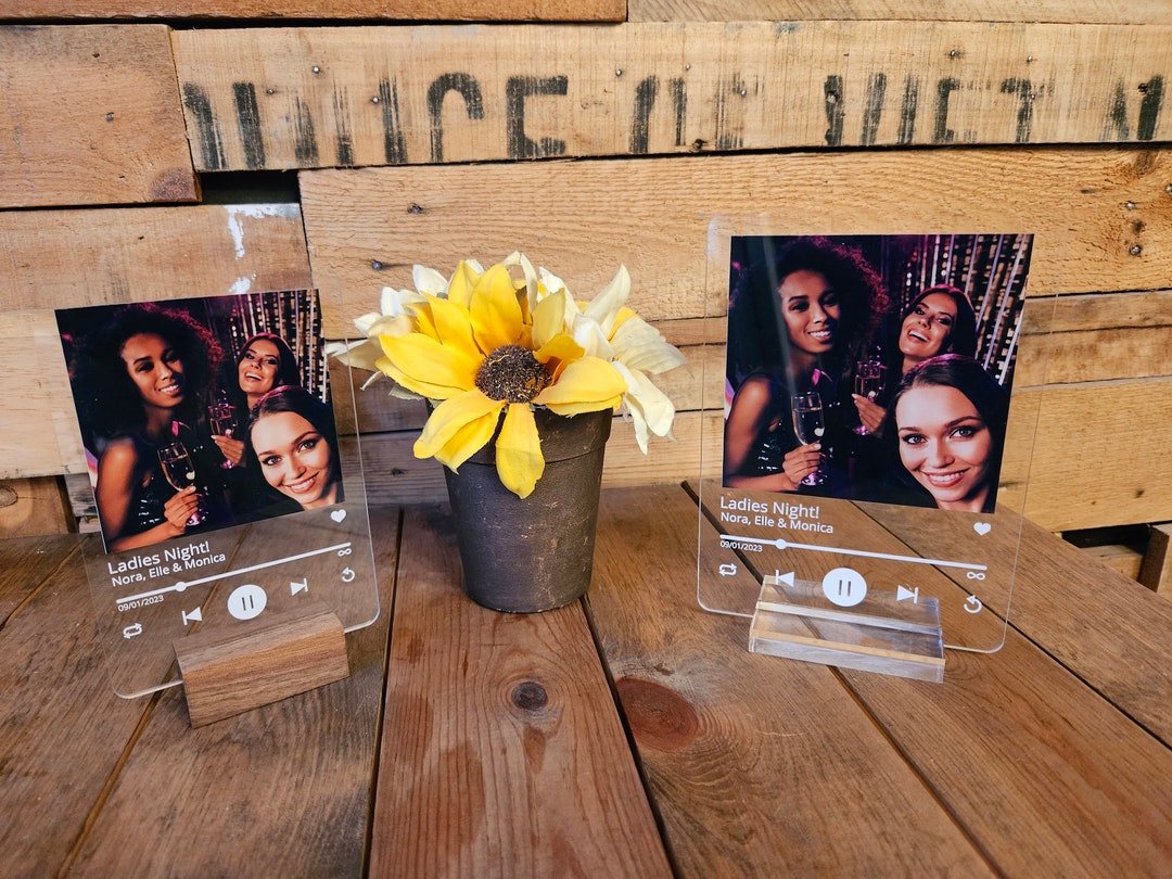 Personalized Love Song Lyrics With Acrylic Photo, Custom Wedding or ...