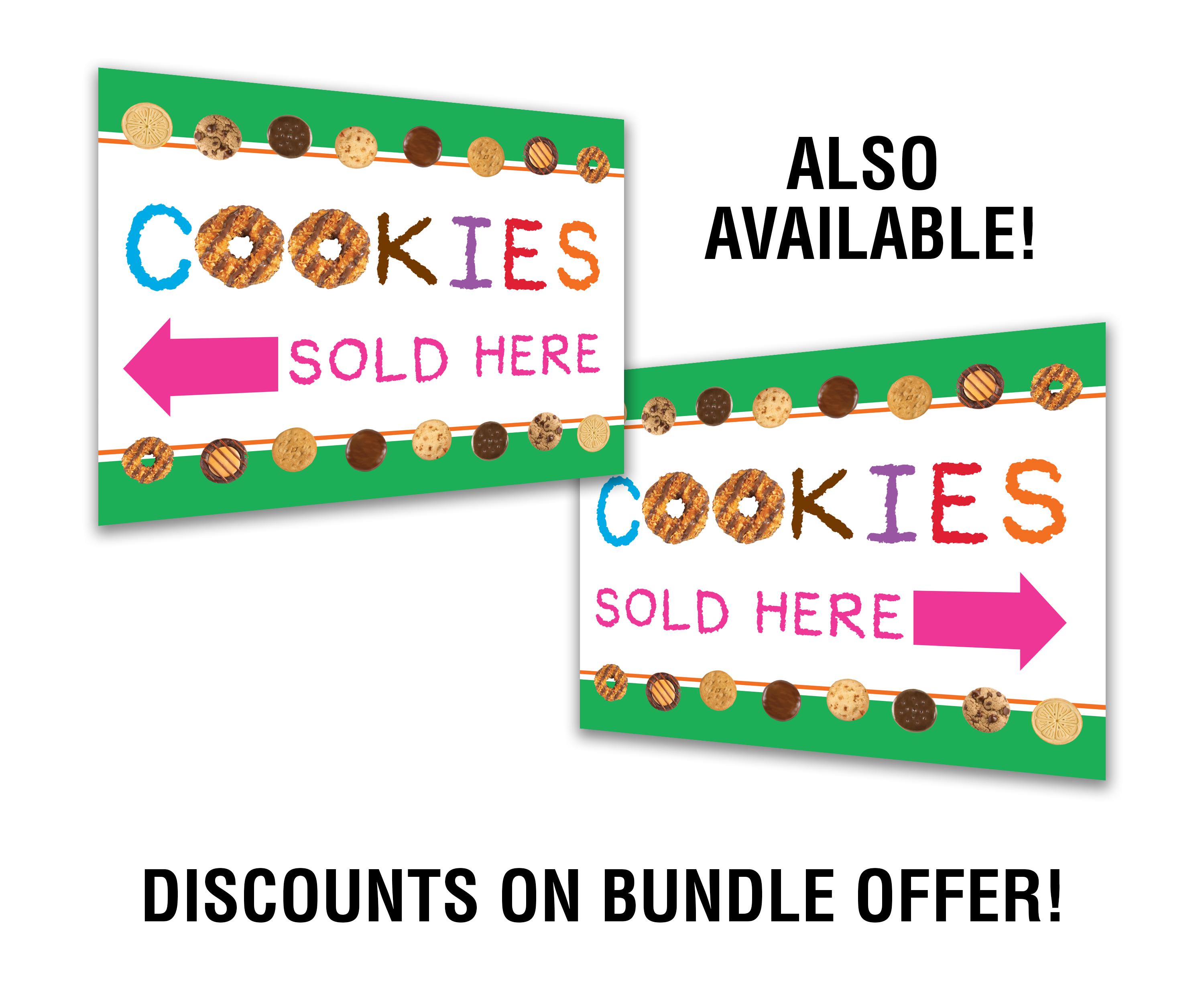 Scout Cookies YARD SIGN 24in X 18in Double Sided - Etsy
