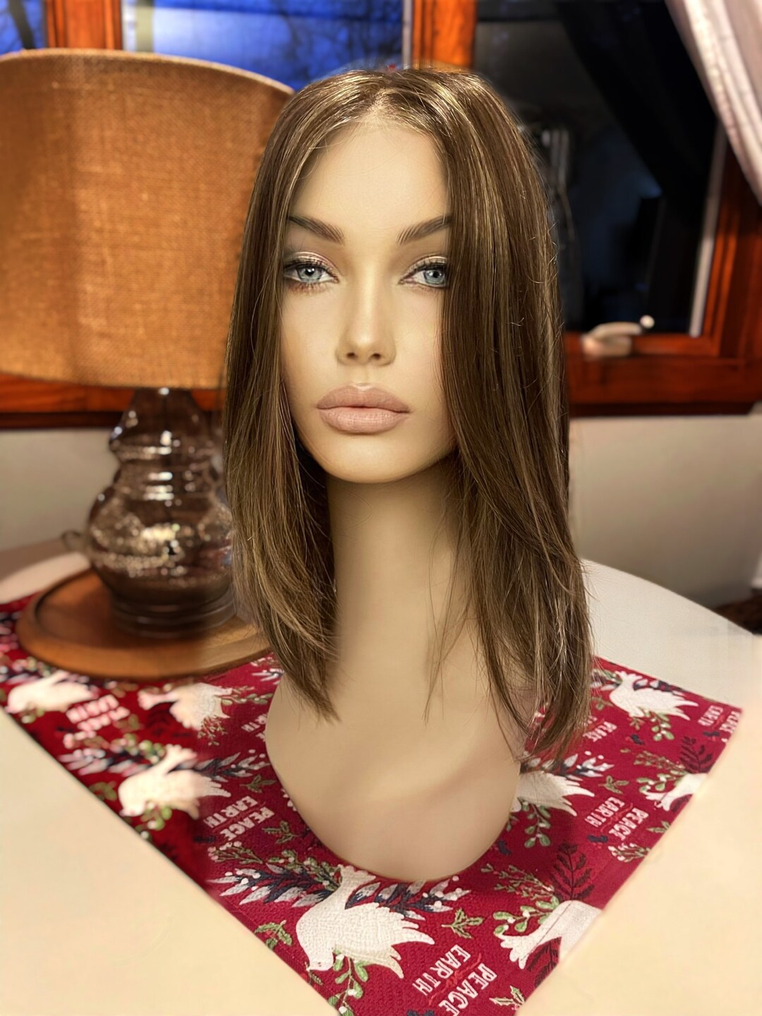 Hudson Estetica Custom Hand Tied Mono Top Lace Wig Sleek and Silky Wig ...