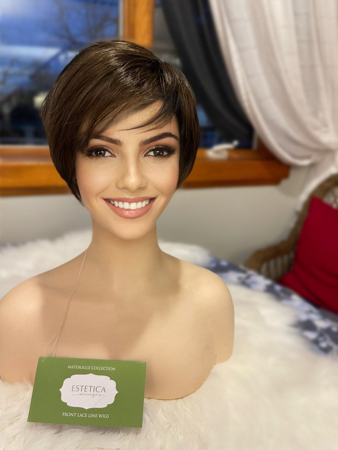 Jett Estetica Hand Tied Wig Golden Browns Custom Wig Long Wig Wavy Wig ...