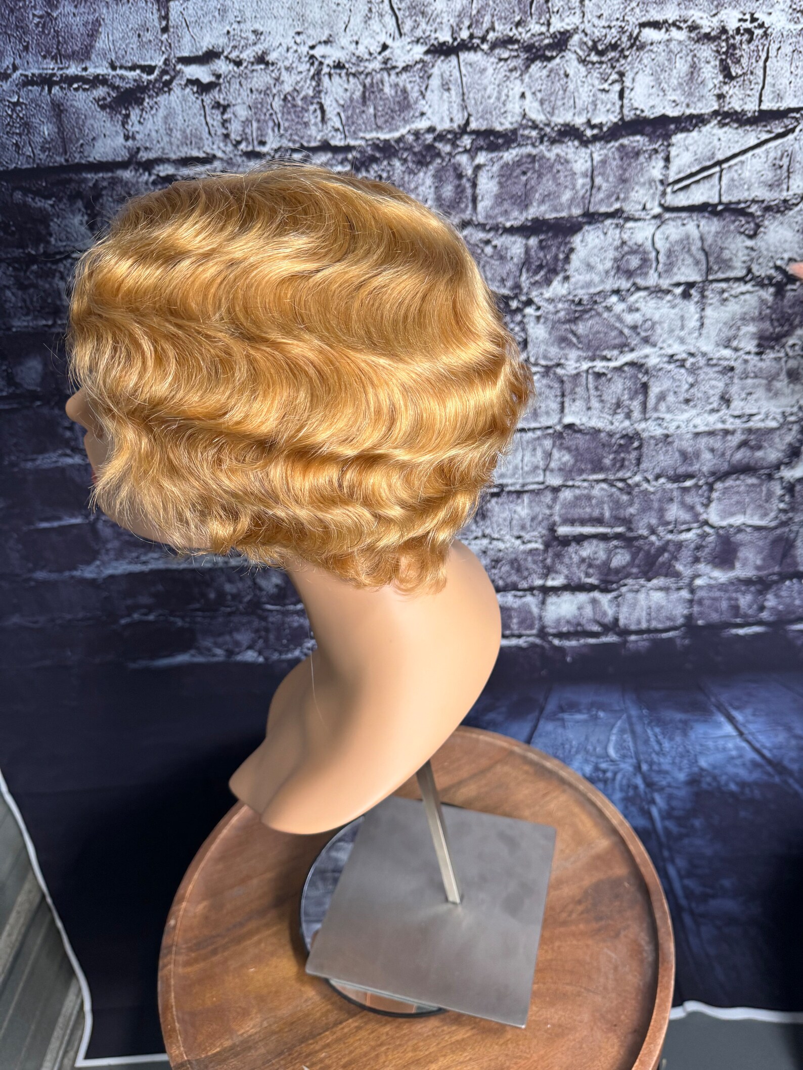 Daisy 613 Version Finger Wave 1920’s Great Gatsby Wig 100% Human Hair ...
