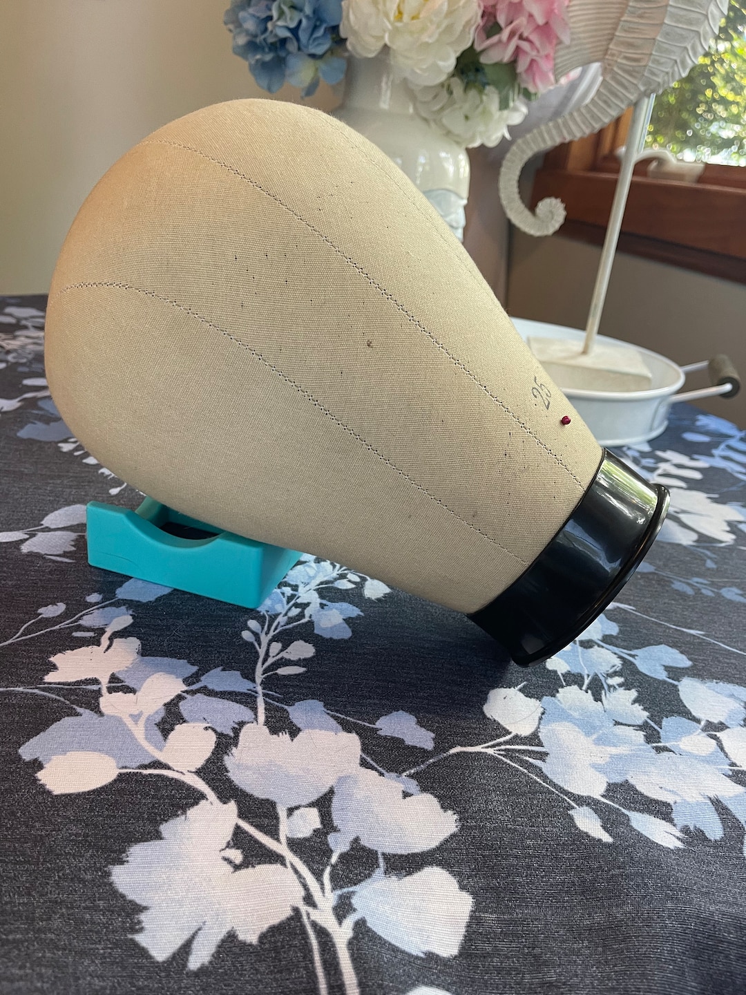 Wig Block Cradle Mini Ventilating Stand for Wigmaking Wig Box Non-slip ...