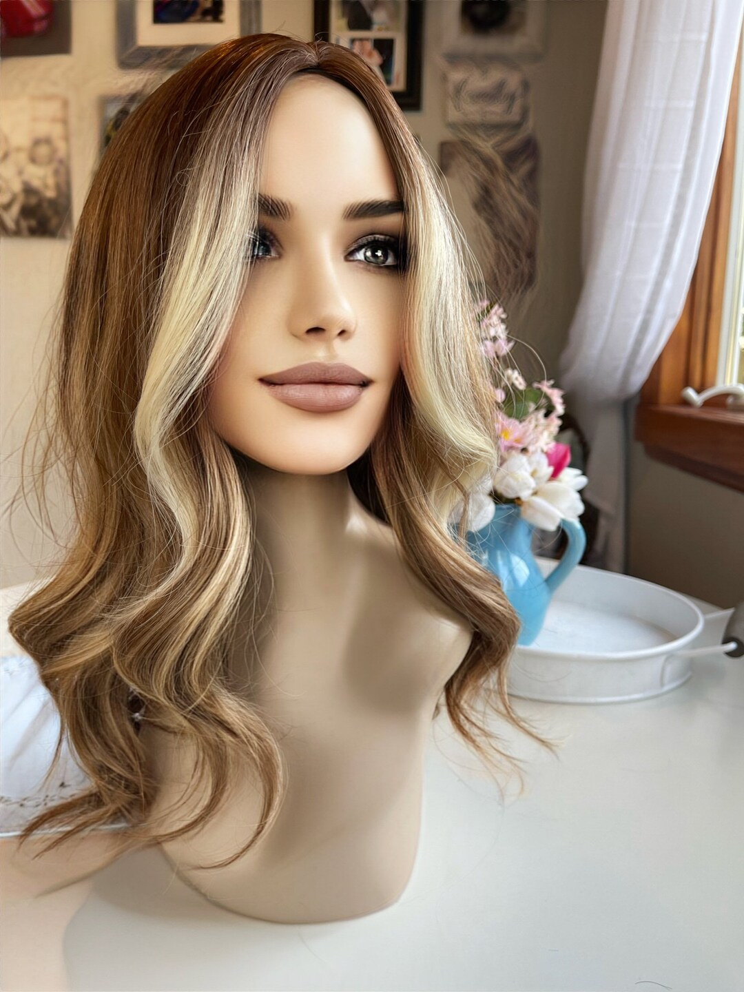 Anders Wig Ginger Blonde Ombre Wig With Warm Blend Hard Front Wig HD ...