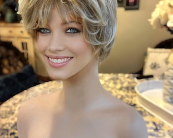 Bronwyn Short Wig Chic Wig Lots of Layers Medical Wig Fashion Wig Wig ...