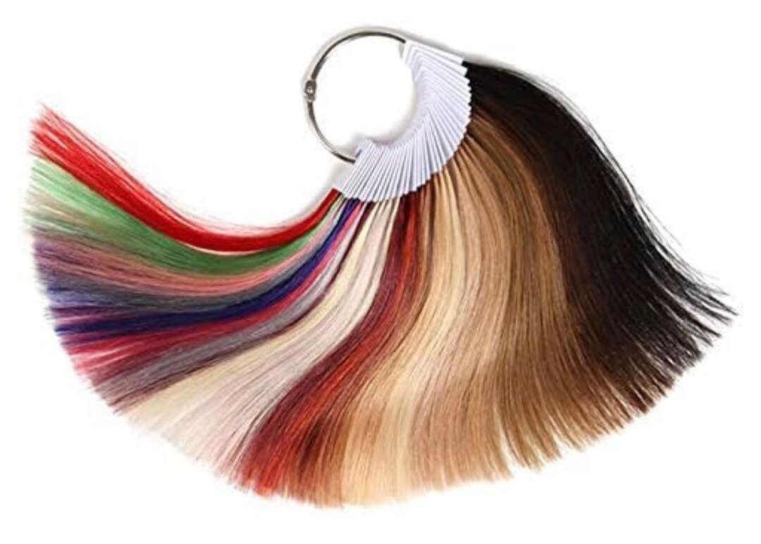 Wig Color Ring Numbered Color Shade Ring for Home Use Color Matching ...