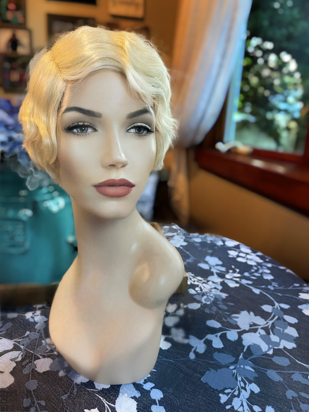 Daisy Finger Wave 1920s Great Gatsby Wig 100% Human Hair Wig - Etsy