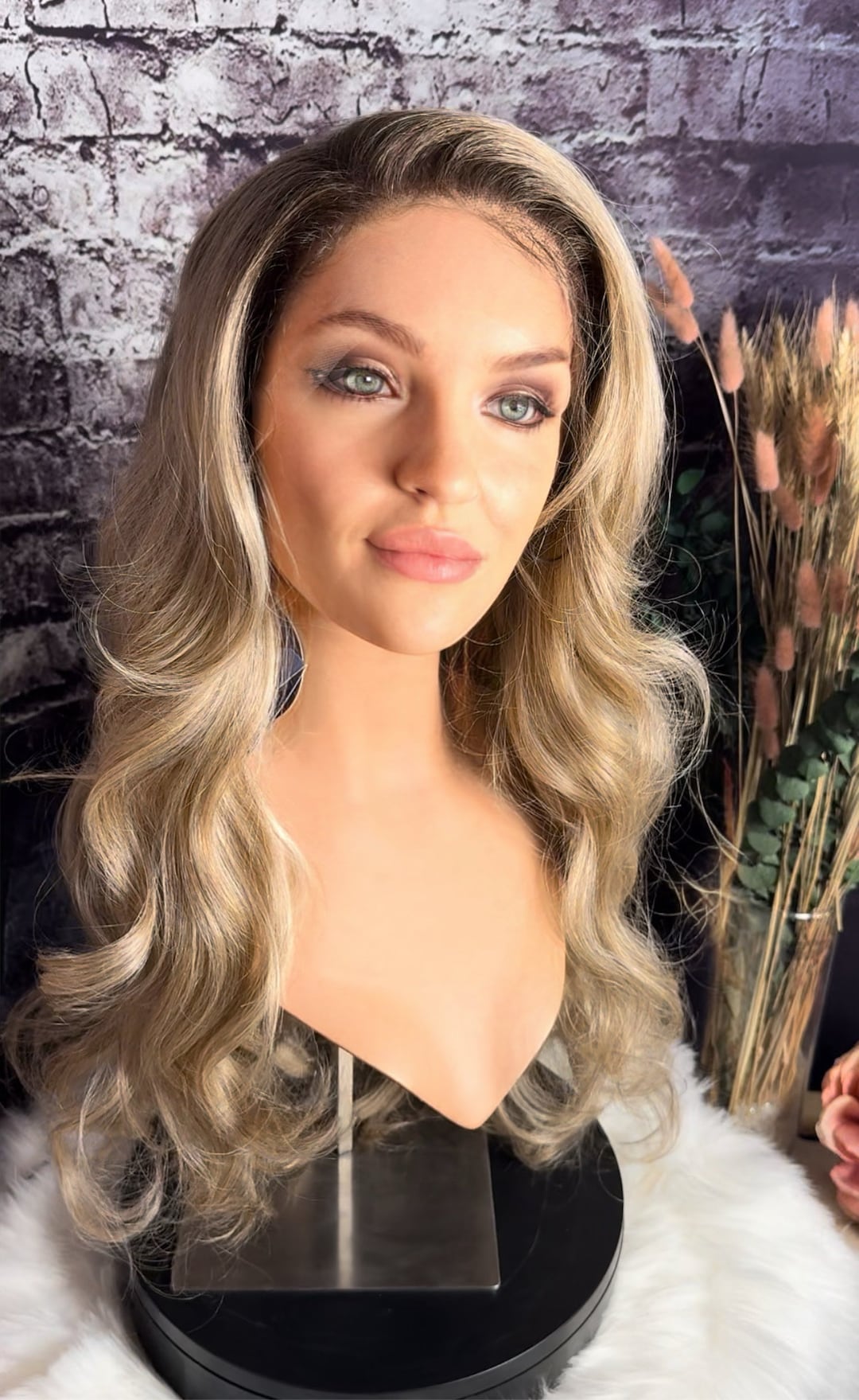 Old Money Beige Waves Dimensional Color Lace Mono Top Frontal HD Lace ...