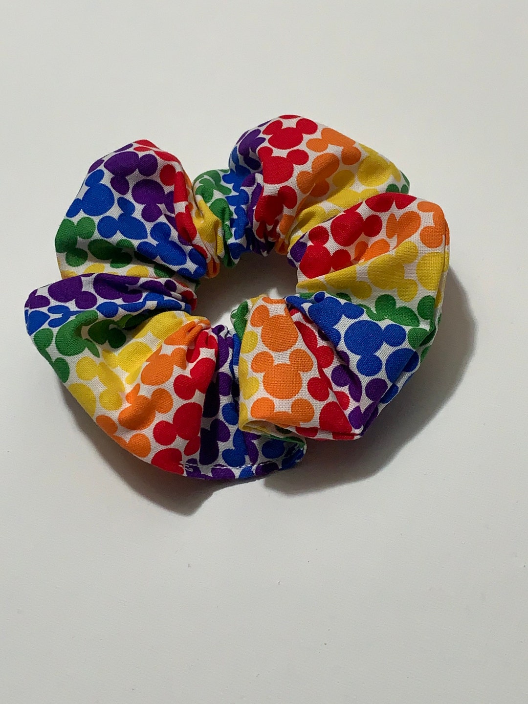 Rainbow Mickey Scrunchie Disney Scrunchie Pride Scrunchie - Etsy