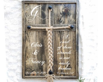 A Cord of Three Strands Sign | Etsy