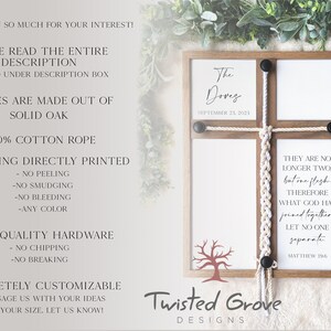 SPANISH | A Cord of Three Strands Unity Ceremony Braided Cord Cross ...