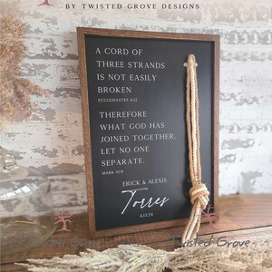 A Cord of Three Strands | What God Joined Together | Wedding Unity ...