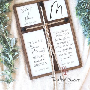 Personalized Trinity Braid ™, Cord of Three Strands Cross, Unity ...