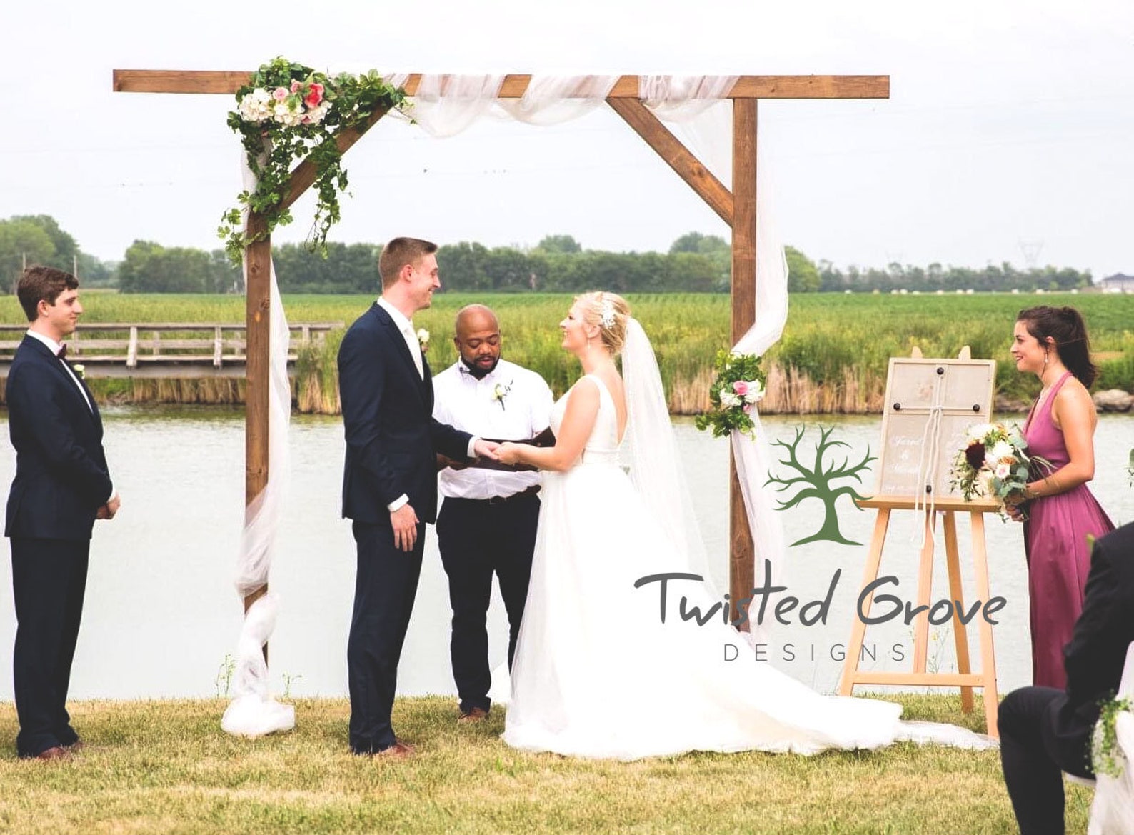 A Cord of Three Strands Unity Ceremony Braided Cord Cross Sign - Etsy