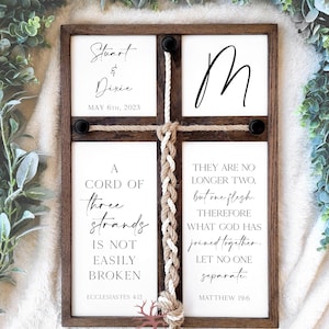 Personalized Trinity Braid ™, Cord of Three Strands Cross, Unity ...