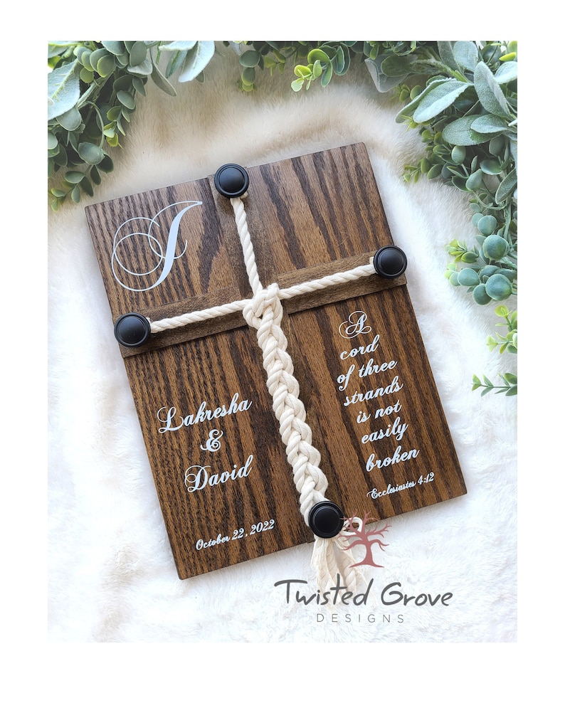 Small A Cord of Three Strands Unity Ceremony Braided MINI - Etsy