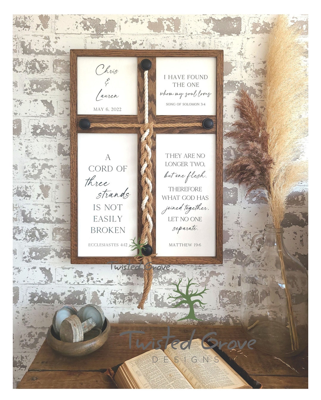 A Cord of Three Strands, What God Joined Together, Wedding Unity ...