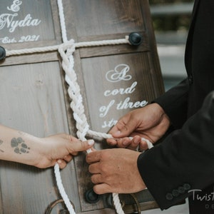 Trinity Braid - Cord of Three Strands Unity Ceremony Wedding Decor - Personalized Christian ...