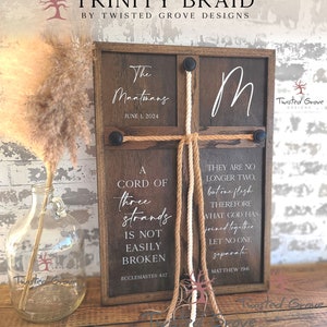 A Cord of Three Strands | What God Joined Together | Trinity Braid ...