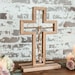Oak Trinity Braid Cross – Personalized Unity Ceremony Idea Keepsake ...