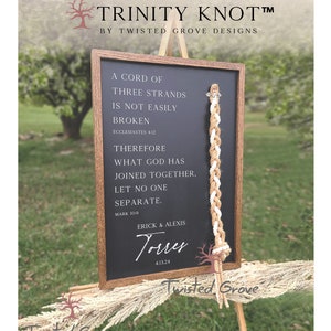A Cord of Three Strands | What God Joined Together | Wedding Unity ...