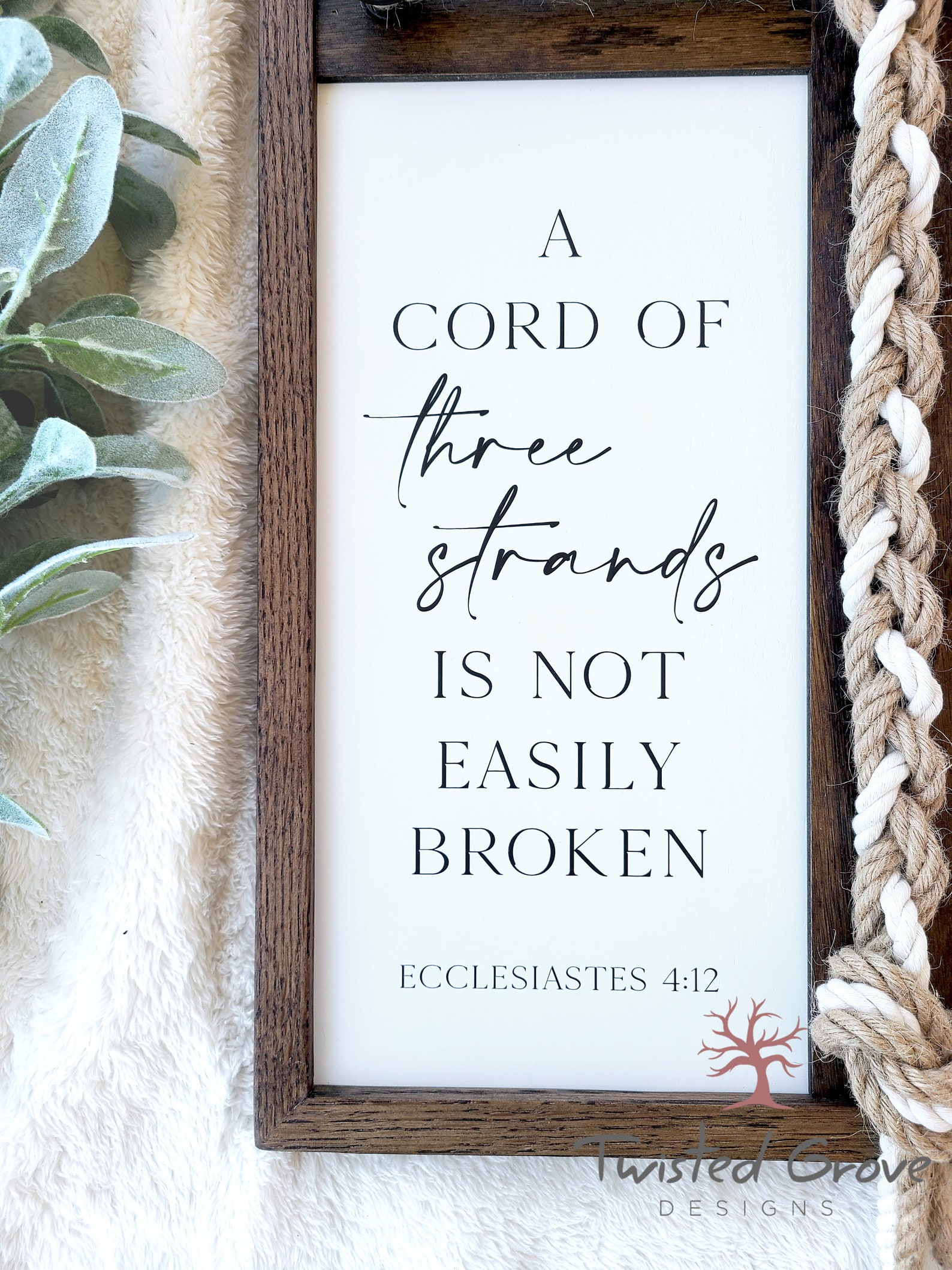 Personalized Trinity Braid ™, Cord of Three Strands Cross, Unity ...