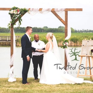 A Cord of Three Strands Unity Ceremony Braided Cross Sign With Custom ...