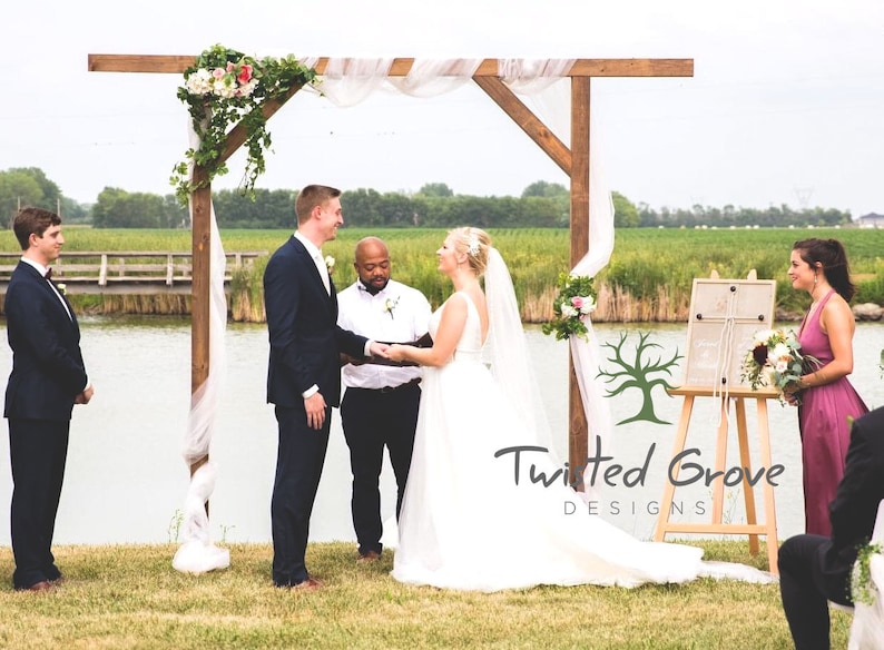 A Cord of Three Strands Unity Ceremony Braided Cross Sign With Custom ...