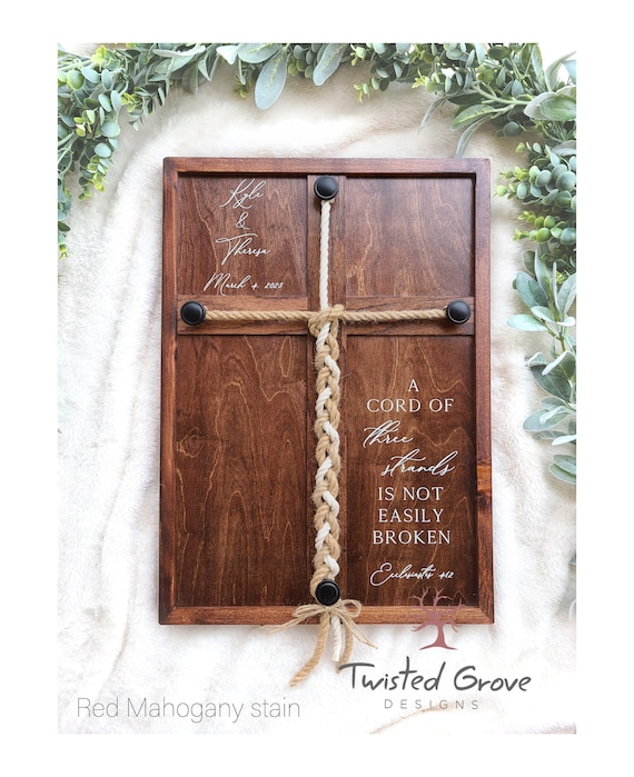 A Cord of Three Strands Unity Ceremony Braided Jute and Cotton - Etsy