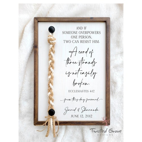 Knot-tying Ceremony Cord of Three Strands Wedding Unity - Etsy