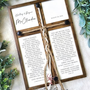 Custom Trinity Braid, Corinthians Love is Patient Love is Kind, A Cord ...