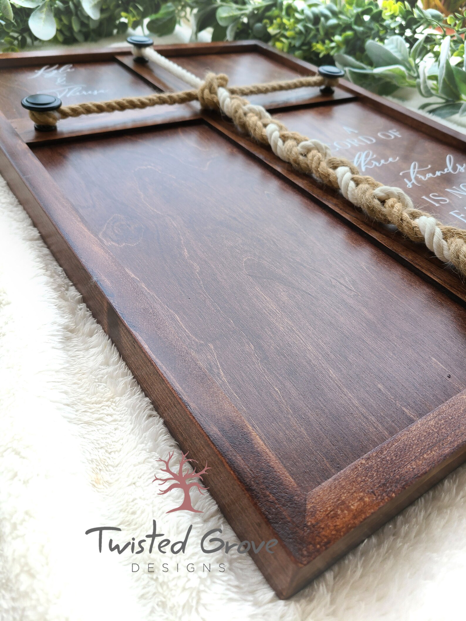 A Cord of Three Strands Unity Ceremony Braided Jute and Cotton - Etsy