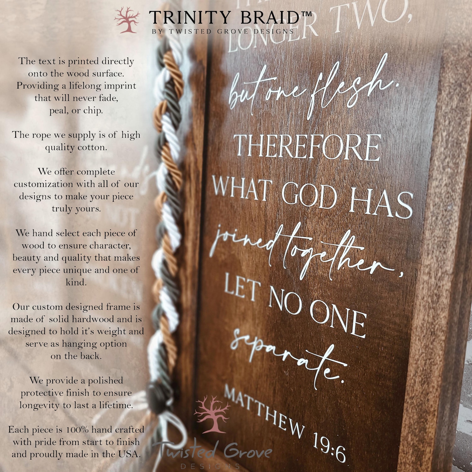 A Cord of Three Strands | What God Joined Together | Trinity Braid ...