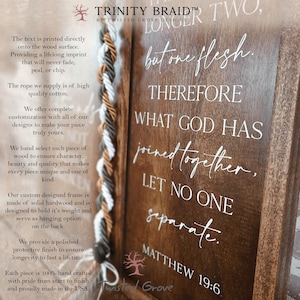 A Cord of Three Strands | What God Joined Together | Trinity Braid ...