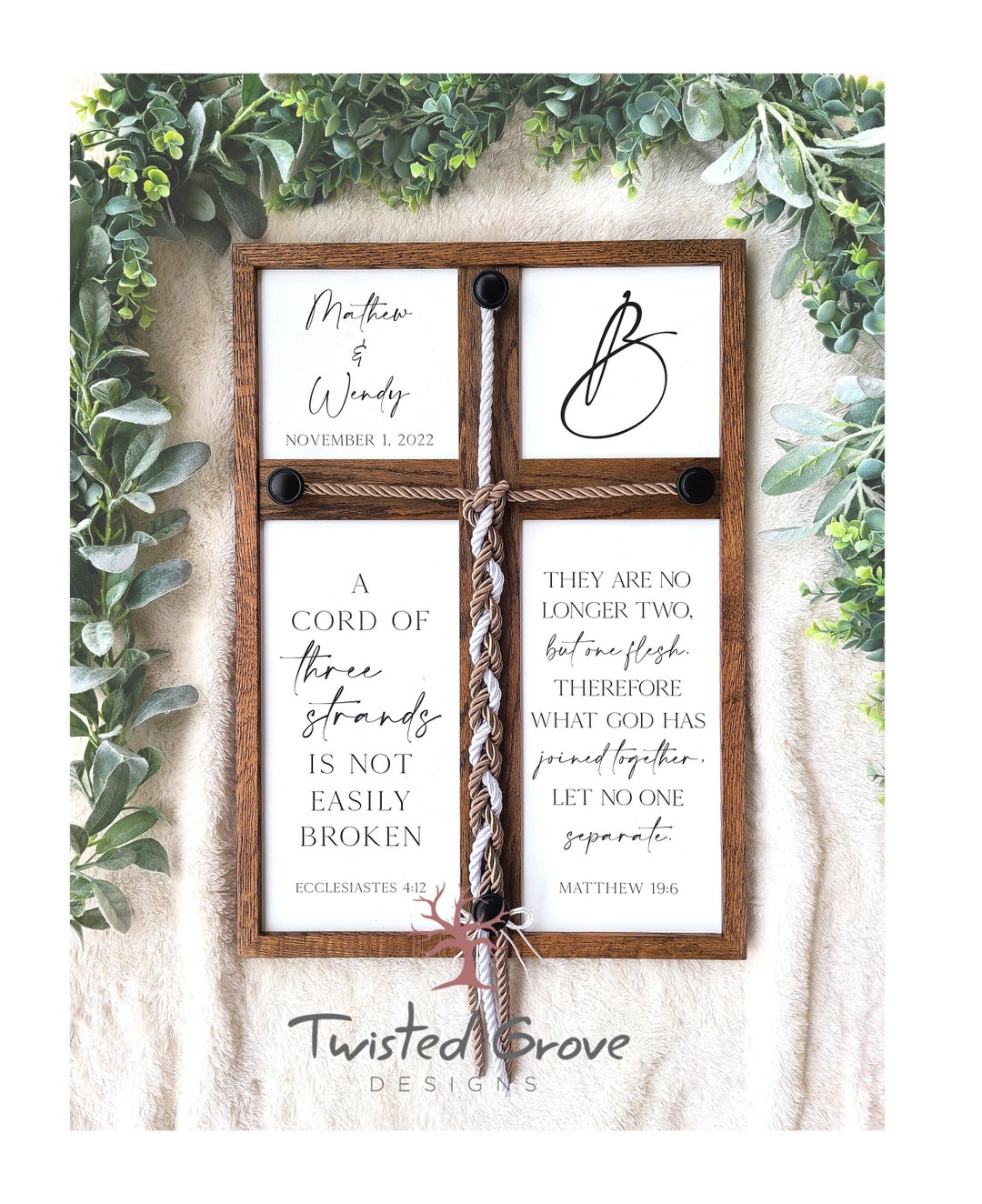 Trinity Braid™ Wedding Unity Sign | A Cord of Three Strands | Christian ...