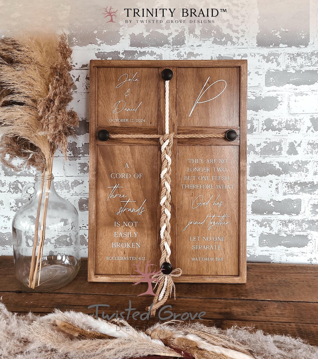 A Cord of Three Strands | What God Joined Together | Trinity Braid ...