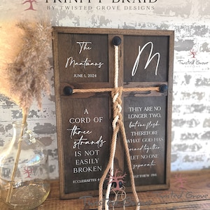 A Cord of Three Strands | What God Joined Together | Trinity Braid ...