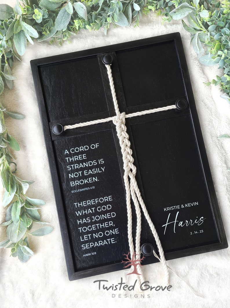 A Cord of Three Strands What God Joined Together Wedding - Etsy