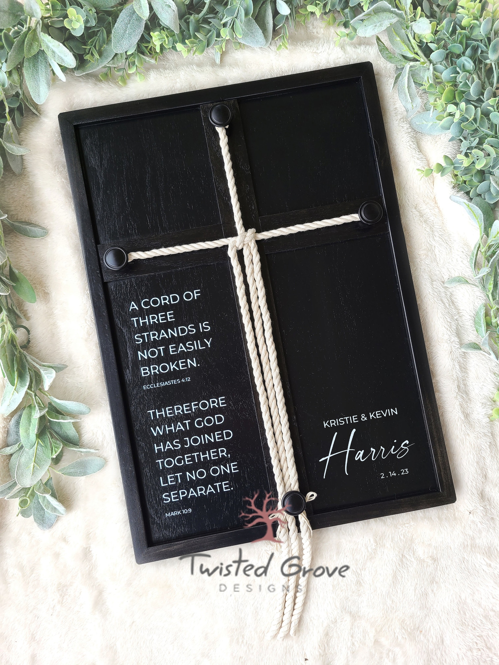 A Cord of Three Strands What God Joined Together Wedding - Etsy