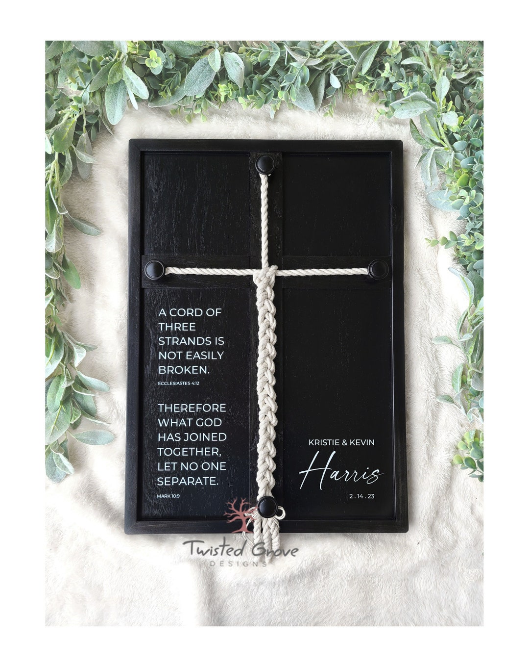 A Cord of Three Strands | What God Joined Together | Wedding Unity ...