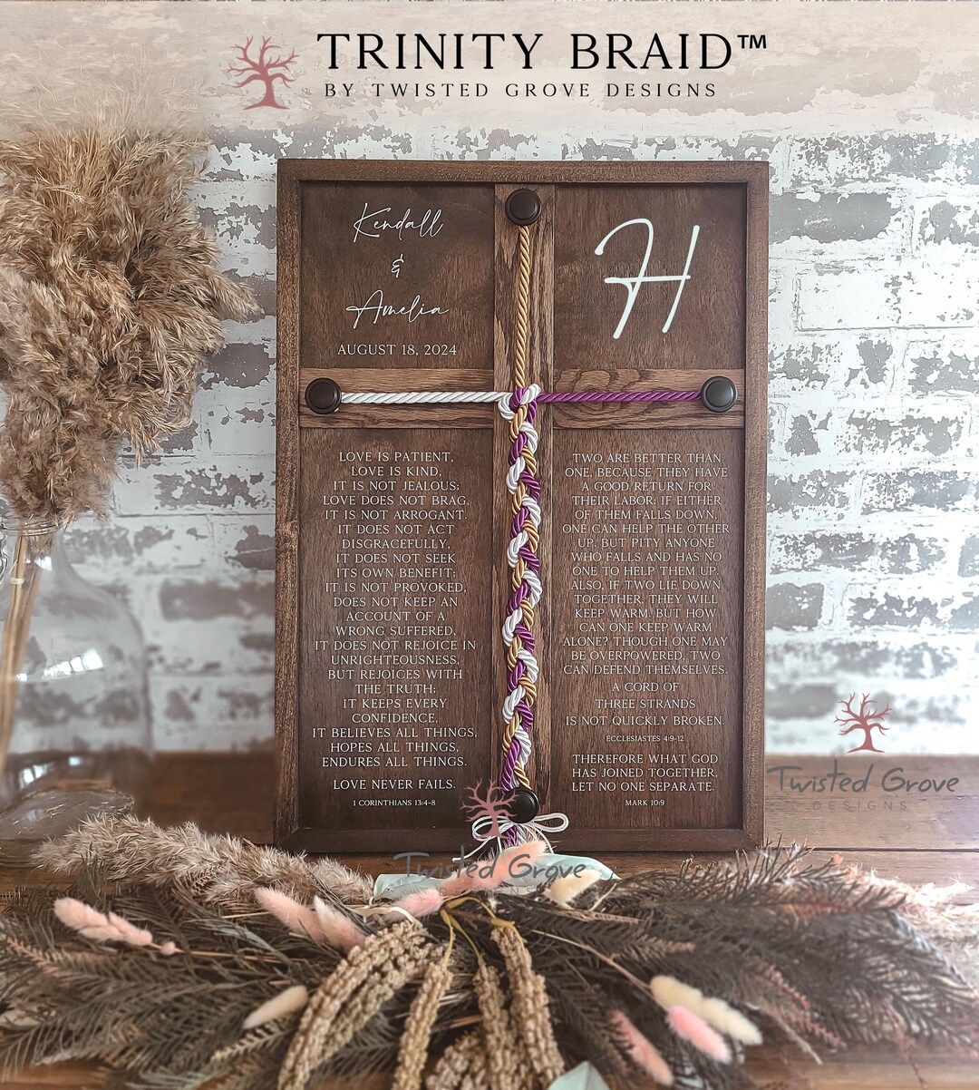 Corinthians Love Passage, A Cord of Three Strands, What God Has Joined ...