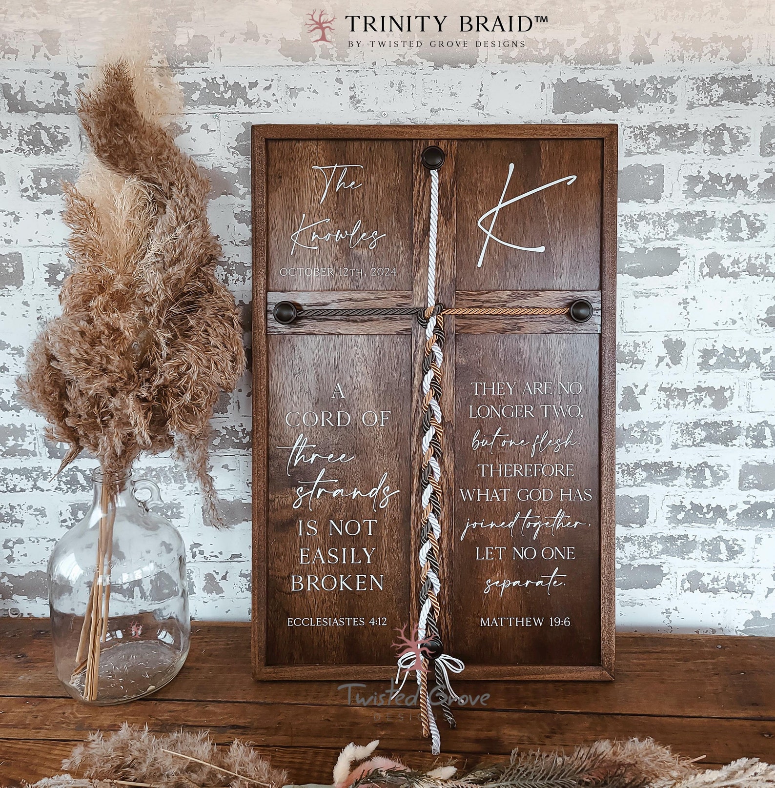 A Cord of Three Strands | What God Joined Together | Trinity Braid ...