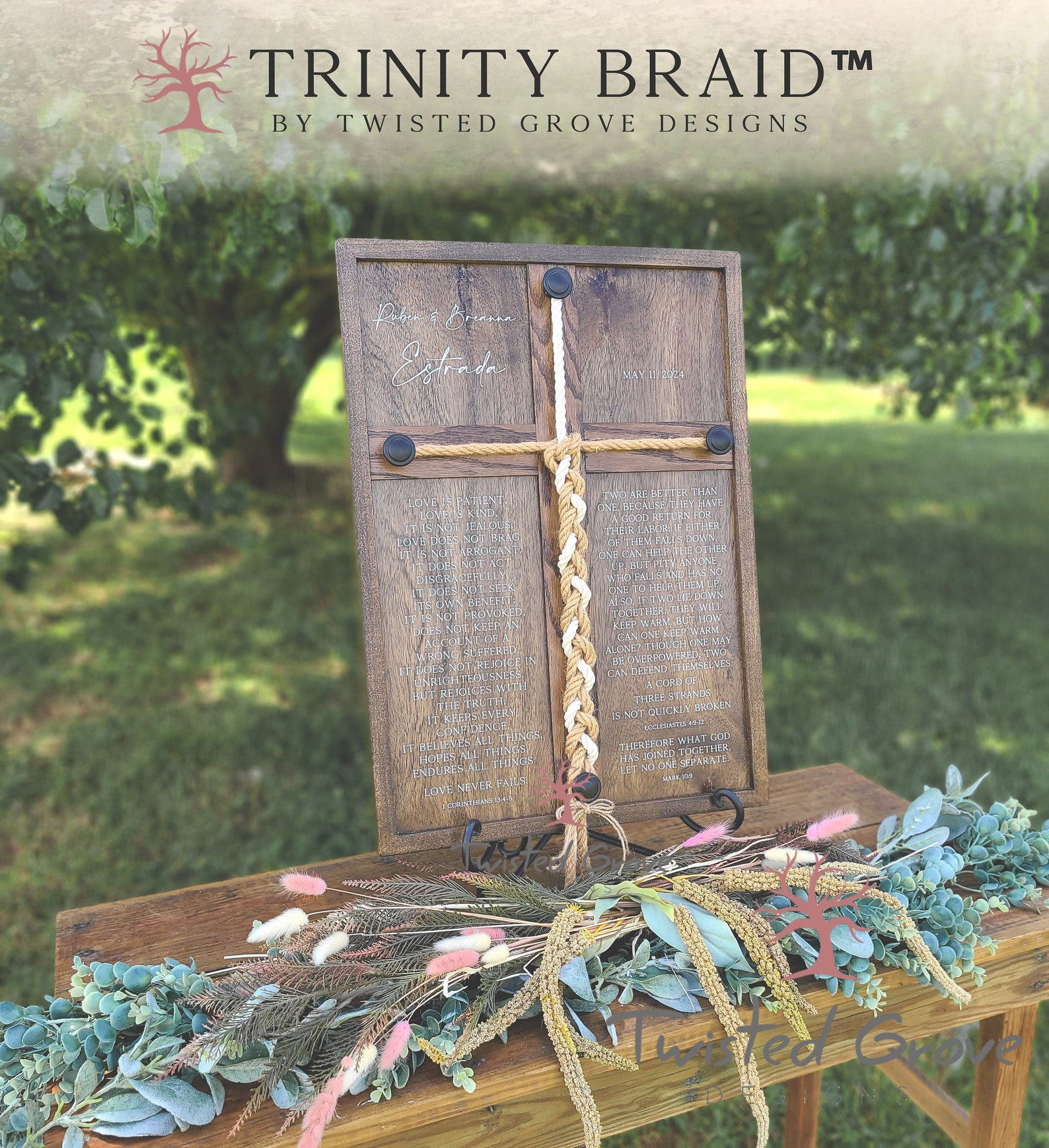 Corinthians Love Passage, A Cord of Three Strands, What God Has Joined ...