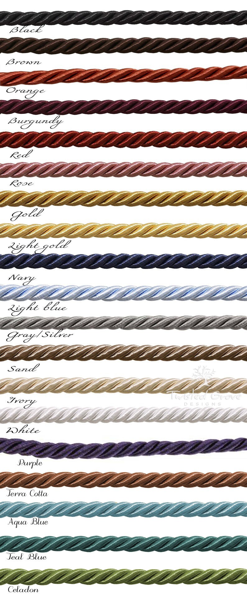 A Cord of Three Strands Unity Ceremony Braided Cord Cross Sign | Etsy