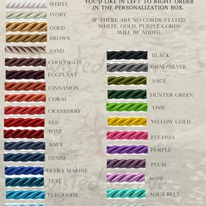 Personalized Trinity Braid -custom Cord of Three Strands - Unity Sign ...