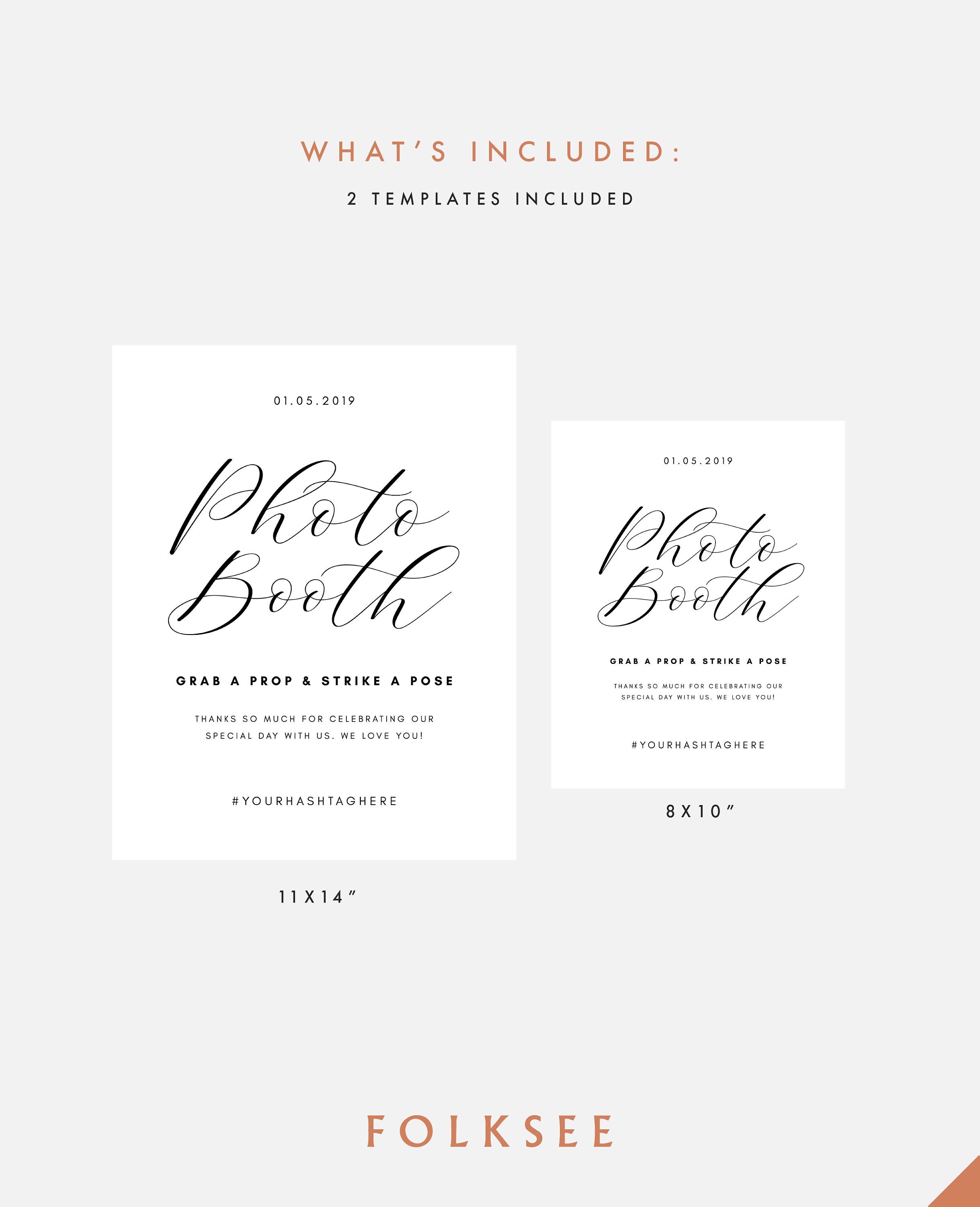 Wedding Photo Booth Sign - Wedding Photo Booth PDF - Reception Sign ...